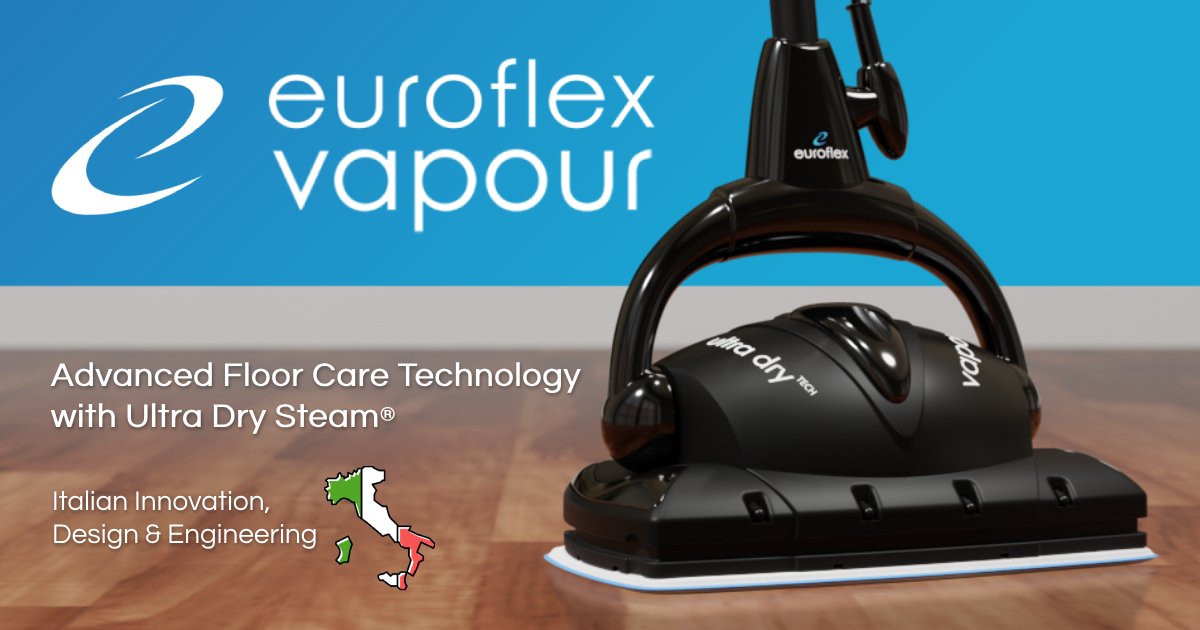 The Euroflex Vapour M2R Steam Mop With Ultra Dry Steam